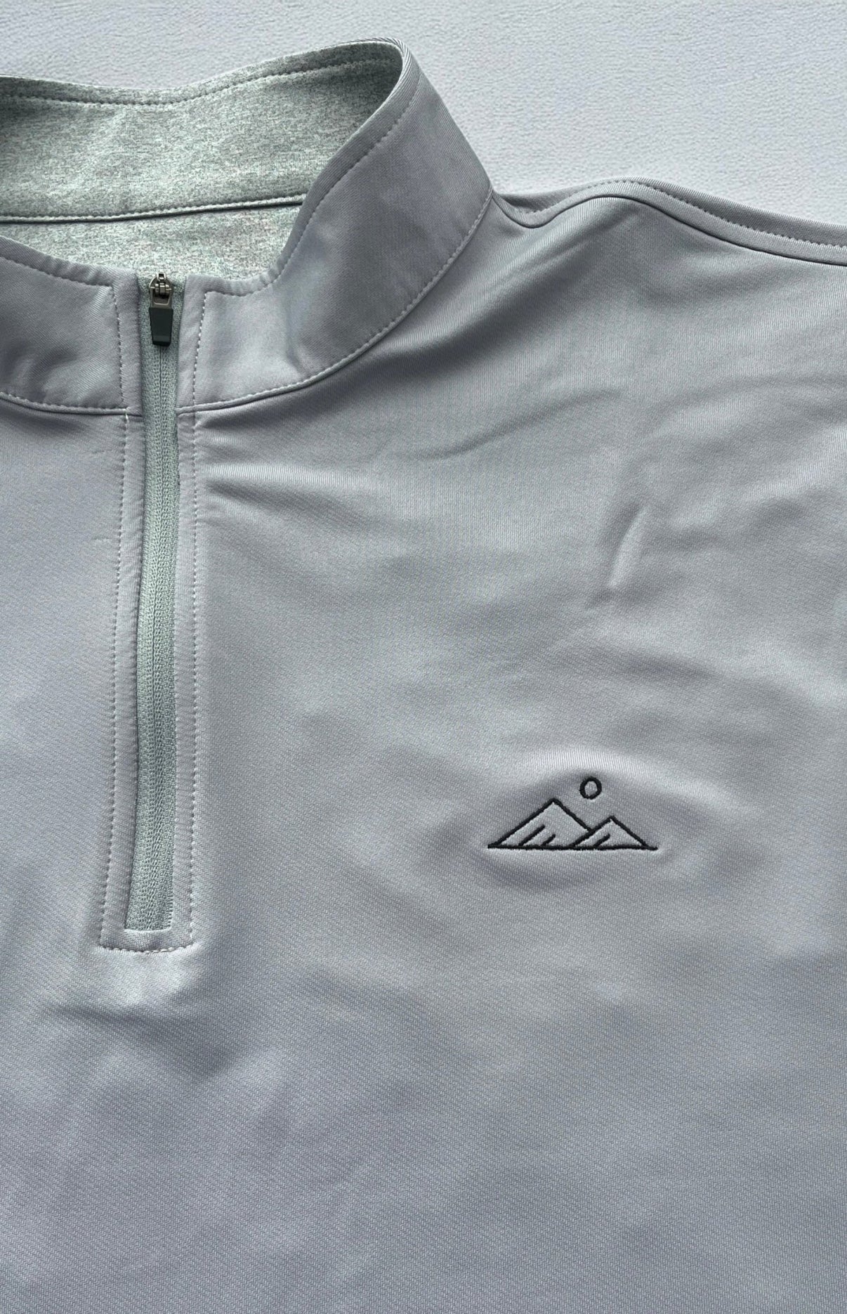 Apex Performance 1/4 Zip - Gray - Apex Apparel