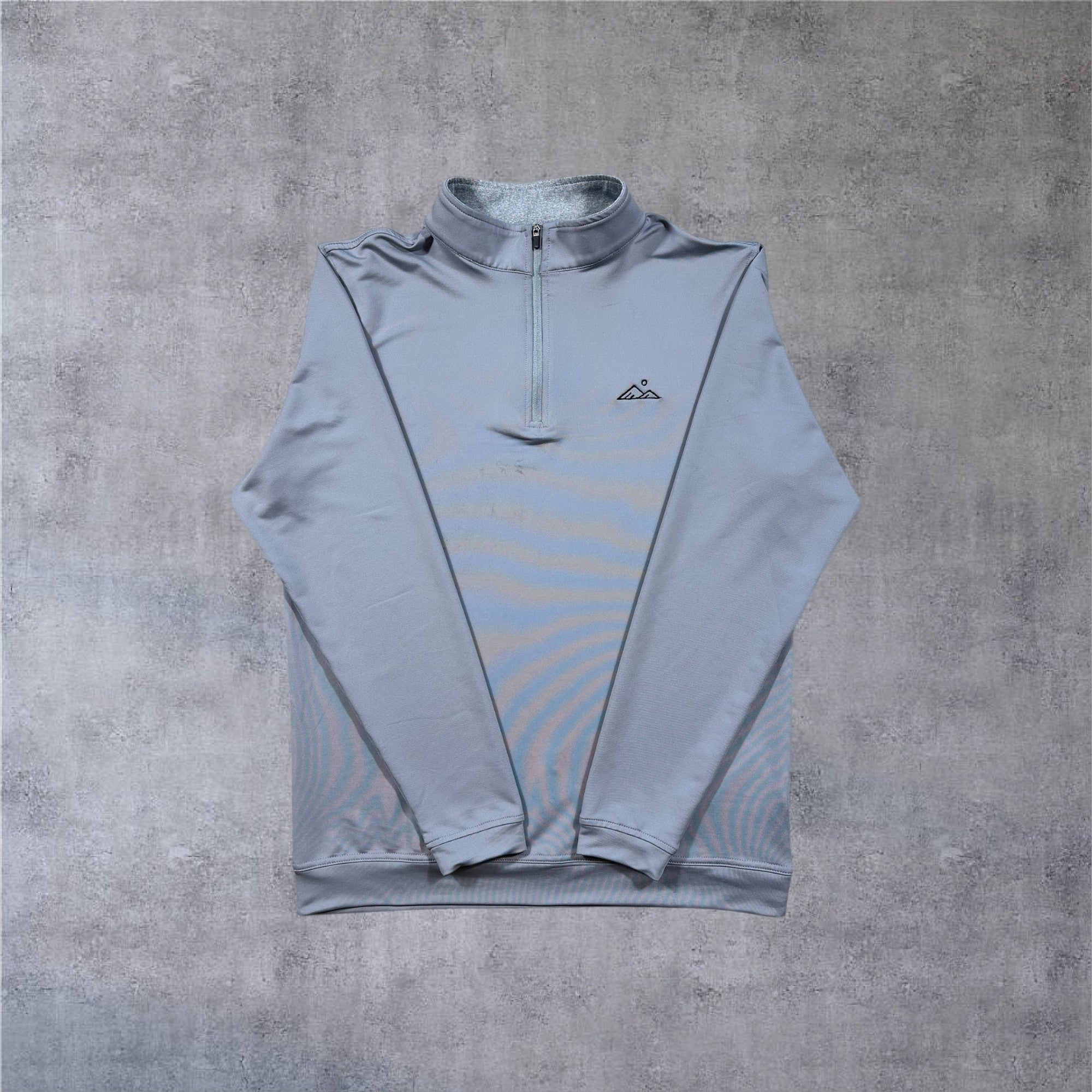 Apex Performance 1/4 Zip - Gray - Apex Apparel